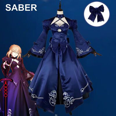 吾王cos Alter fate cosplay黑saber三破礼服阿尔托莉雅cosplay