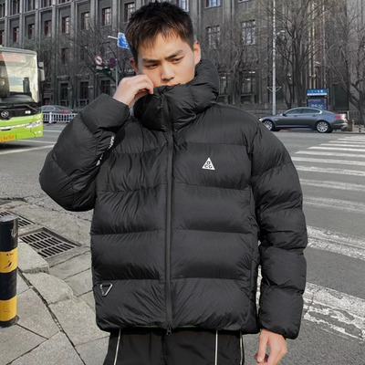 NIKE耐克官方acg棉服男 冬新款男士户外防风保暖黑色面包服外套