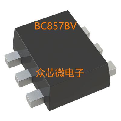 BC857BV 45V100mA100MHz表面贴装型 SOT-563 BC857BV