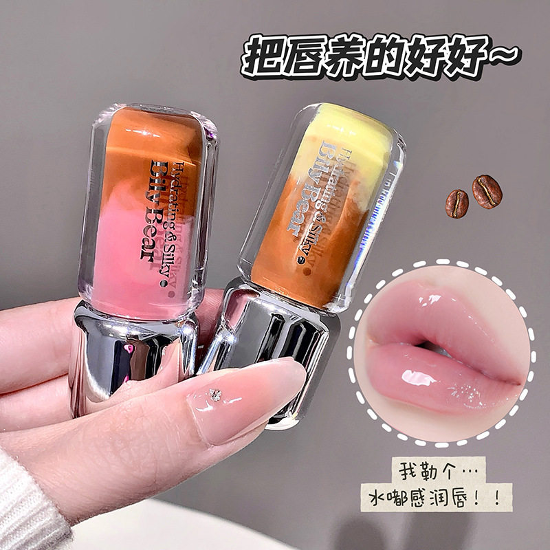 嘴唇喝饱水啦~Bily Bear混合唇部精华蜜水润嘟嘟唇蜜秋冬保湿滋润