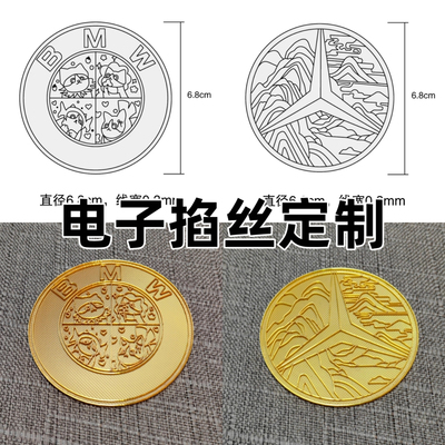 电子掐丝珐琅diy材料包底板定制