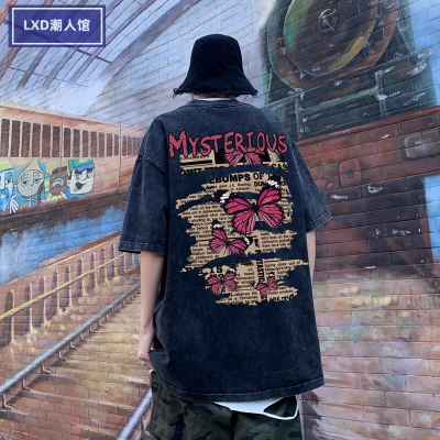 重磅260g短袖t恤男生夏季美式