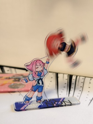 原创 街霸转转立牌 曼侬玛丽莎 双人舞 街霸双人转转 亚克力 立牌