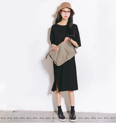 夏季韩国东大门莫代尔显瘦