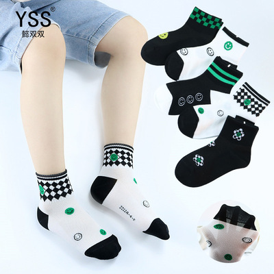 儿童袜子春夏新款网眼薄款