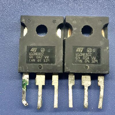回收电子元器件W10NK80Z W10NC80Z 10A800V进口拆机 MOS场效应管