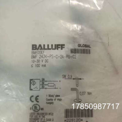 议价巴鲁夫 BALLUFF BMF00EF BMF 243K-PS-C-2A-PU-02议价