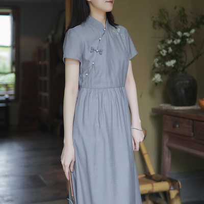 复古温婉X型聚酯纤维纯色绣花