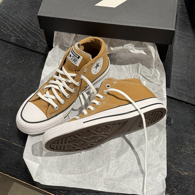 正品匡威AllStar中帮帆布鞋