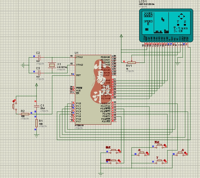 基于51单片机的俄罗斯方块游戏设计/proteus仿真/C语言注释/DIY