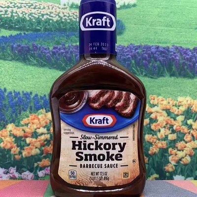 Kraft卡夫烟熏山核桃木味烧烤酱