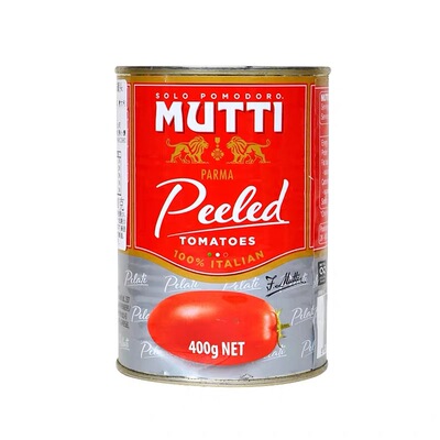 MUTTI慕意去皮番茄罐头400g 意大利进口西红柿peeled tomatoes