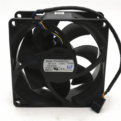 原装 Foxconn PVA092K12N -P02-BB 9038 9CM 12V 4线调速散热风扇