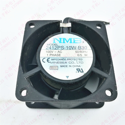 原装正品 NMB 2412PS-10W-B30 6030 AC100V 变频器 铝框 交流风扇