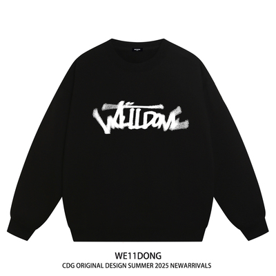 WE11DONECDG重磅加绒圆领卫衣