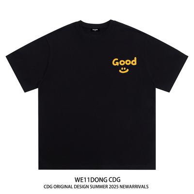WE11DONECDG纯棉男女短袖t恤