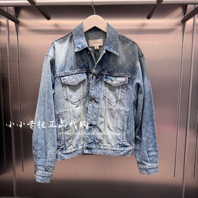 CKJeans老花满印牛仔外套