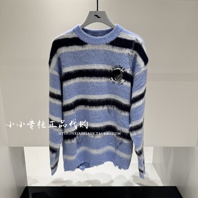 INXX刺绣破洞针织衫男女