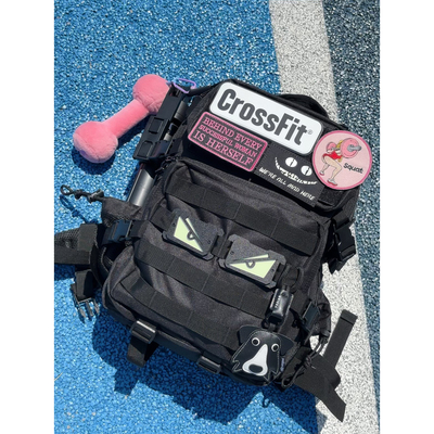 Crossfit 黑色干湿分离战术双肩包运动健身户外Hyrox备赛训练参赛