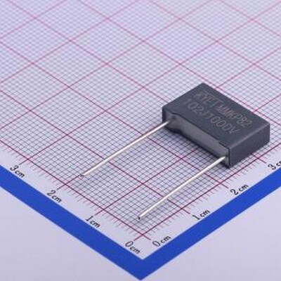 MMKP102J3A1501 聚丙烯膜电容(CBB) 1nF ±5% 1kV 插件,P=15mm
