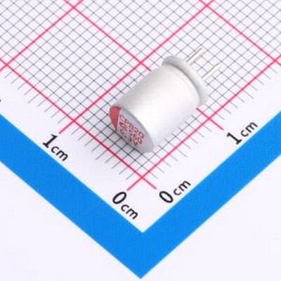 6R3ARCP561M06X8 固态电容 6.3V 560UF 红字 短脚 插件,D6.3xL8mm