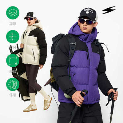 工装男女同款连帽棉服SOCKKEY