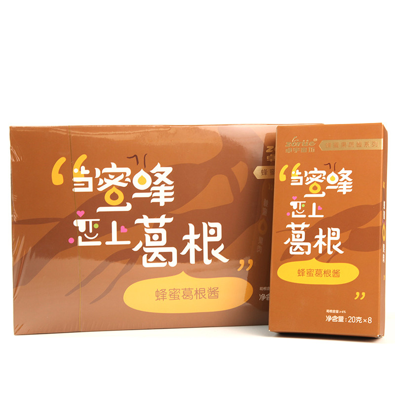 蜂蜜葛根茶密封泡茶袋装果味饮料冲剂葛根蜂蜜160g