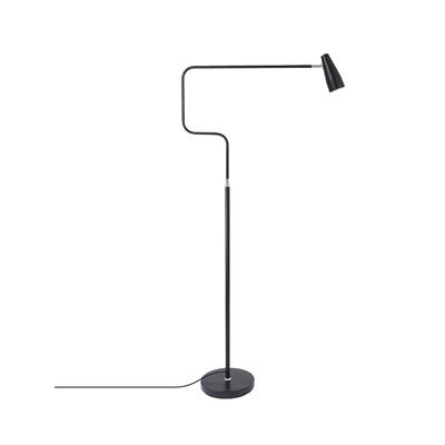 Y BYR Matt Black Metal Floor Lamp北欧简约落地灯