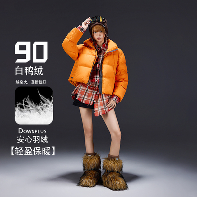 拓谷25秋冬新款美式复古羽绒服