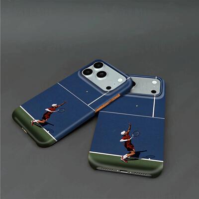 辛纳网球发球硬壳磨砂磁吸手机壳适用苹果iphone17promax华为P80PROFINDX8PRO三星S25PLUSP80ULTRA