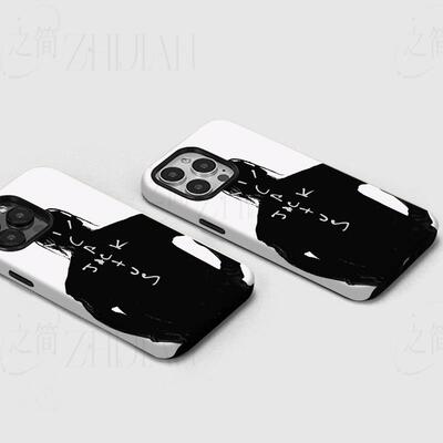 杰克剪影磨砂磁吸手机壳大孔亮面硬壳适用苹果iphone18promax华为PURAXVIEW红米NOTE15PROPLUSVIVOX300S
