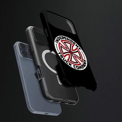 独立桥logo硬壳磨砂磁吸手机壳适用苹果iphone17promax华为P80PROFINDX8至尊小米14pro荣耀MAGIC8PRO