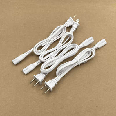 两孔八字尾1米笔记本电源线大厂