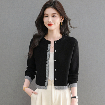 2025秋冬新款洋气针织开衫