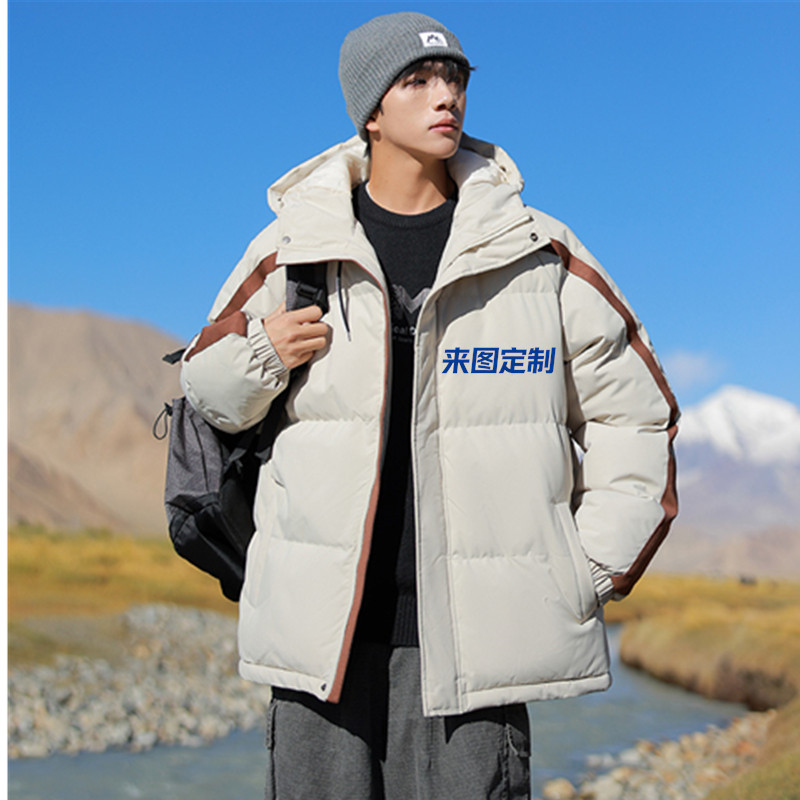 可定制logo2026潮牌连帽棉服男女冬季加厚棉衣青少年户外休闲外套