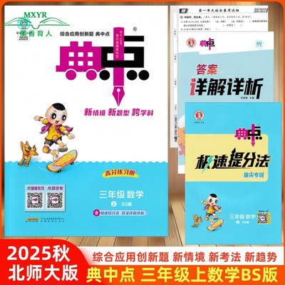 2025新版综合应用典中点三年级