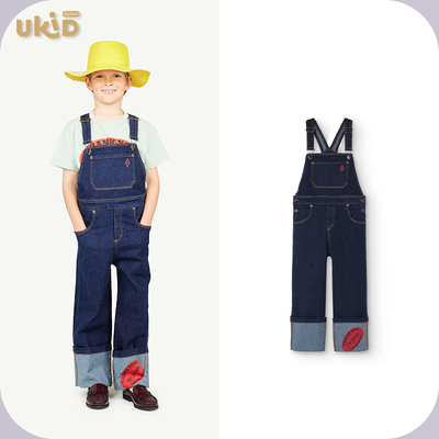 现货 THE ANIMALS OBSERVATORY 24SS 儿童装男女背带裤