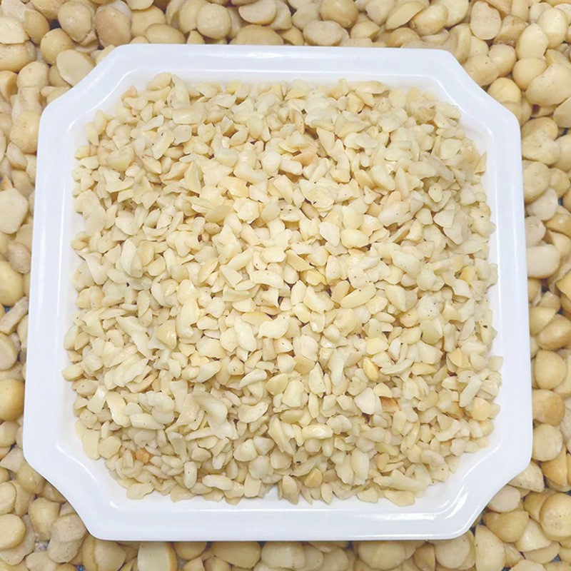 新货夏威夷果仁碎原味坚果碎烘焙专用原味坚果果仁碎颗粒袋装500g