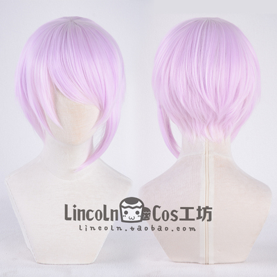 LINCOLN DOUBLE DECKER! 道格&基里尔 基里尔COSPLAY假发 混粉紫