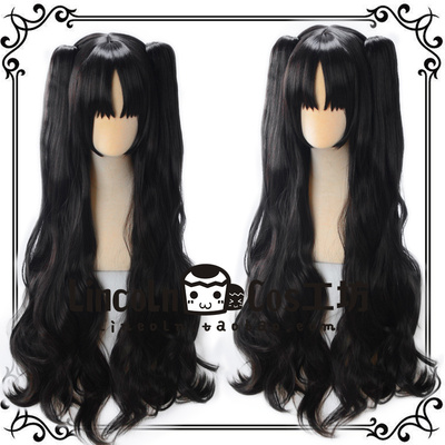 lincoln黑色远坂凛双虎cos假发