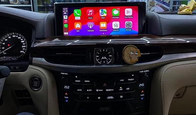 雷克萨斯LX570专用触摸屏无线carplay/hicar系统无损安装无需换屏