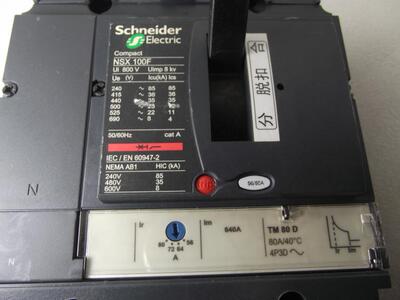 NSX250F  TM250D NSX100F NSX160F TM80D Vigi NSX100/160施耐德