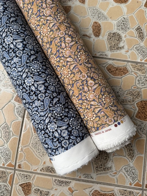 日版Liberty聚脂纤维印花幅宽145cm一米120克服装手工25元半米