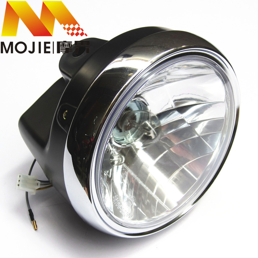 适用铃木锐爽EN125-3F/3A大灯总成前照灯EN150-A车头大灯圆灯_虎窝淘