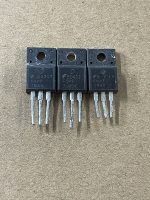 进口拆机 FQPF7N80C 7N80 7N80C 场效应管电源开关管800V7A