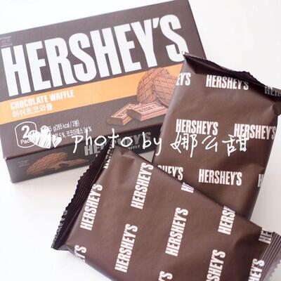 韩国进口零食 HERSHEY'S好时巧克力瓦夫华夫饼薄脆饼干146g