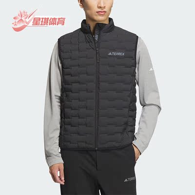 阿迪达斯正品男子羽绒马甲