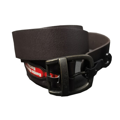 潮牌男士做旧牛皮合金