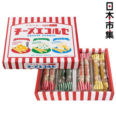 本高砂屋QBB Cheese Ecorce系列3款芝士白朱古力夹心曲奇蛋卷16件