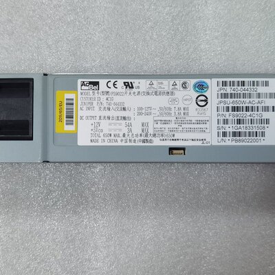 出Juniper原装电源JPSU-650W-AC-AFI，型--议价商品